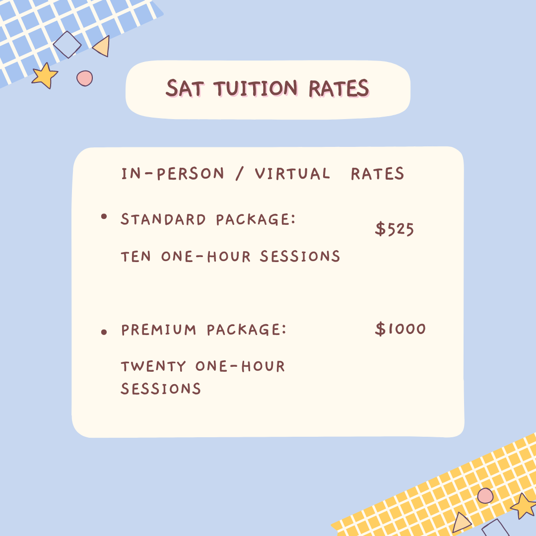 Tuition Rates – C & G Tutoring